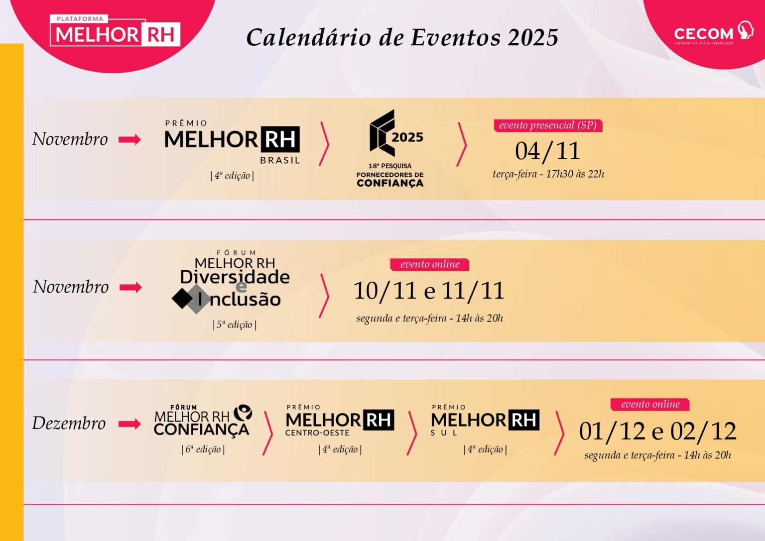 Programe-se: feriados e eventos de comunicação em 2025 - Portal da ...